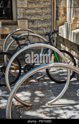 Circular bicycle rack Stock Photo - Alamy
