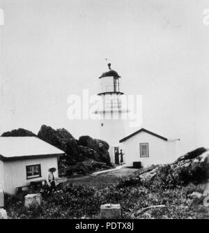 1 121752 Pine Islet Lighthouse, Queensland, ca. 1935 cropped Stock ...