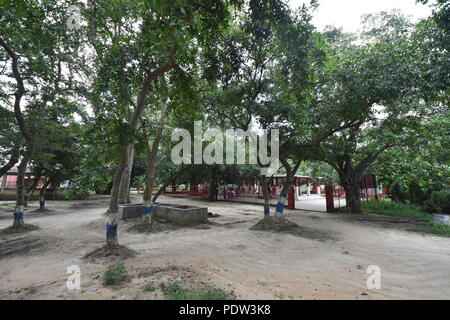 The Kankalitala mandir compound near Prantik railway station in the ...