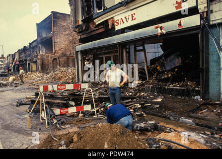 Handsworth Riots, Birmingham, Engalnd September 1985 The second ...