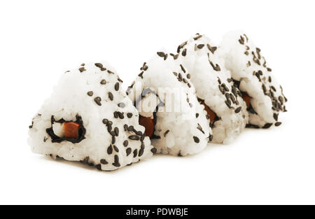 Isolated Onigiri or Japanese Rice Triangle on white background, Cute ...