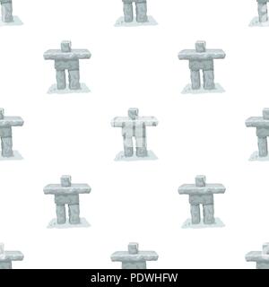 Inukshuk, Canada icon cartoon Stock Vector Image & Art - Alamy
