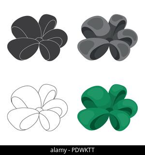 Node, ornamentals, frippery, and other icon in black style.Bow ribbon ...