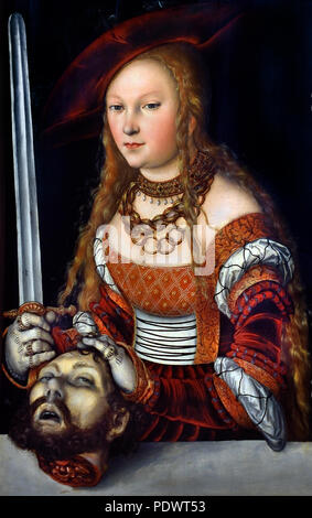 Lucas Cranach painting "Judith with the Head of Holofernes" inside ...