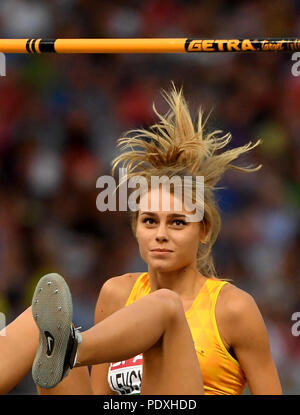 Yuliya Levchenko (Ukraine). High Jump Women finals. IAAF World ...