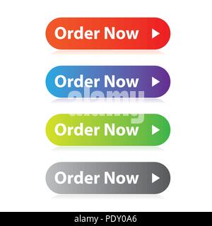 Order Now Icon Button Stock Vector Image & Art - Alamy