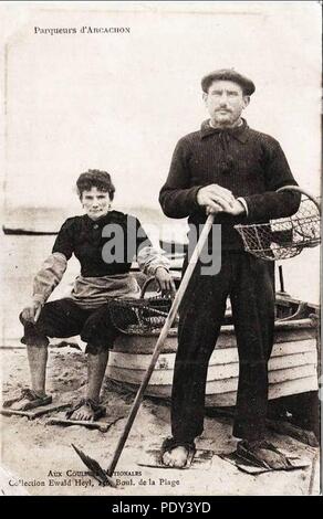 Arcachon - parqueur et parqueuse 8 Stock Photo - Alamy