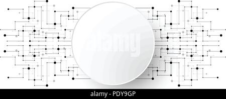 Vector background electronic circuits design Stock Vector Image & Art ...