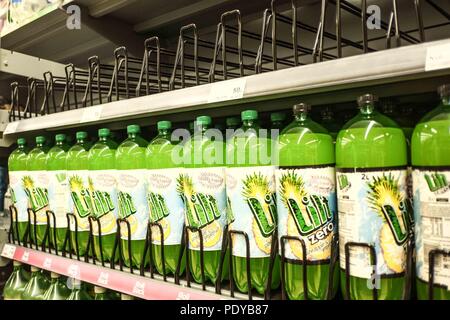 Soft drinks in Asda supermarket. UK Stock Photo - Alamy