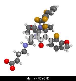 Elagolix drug molecule, illustration Stock Photo - Alamy