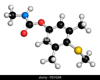 Methiocarb pesticide molecule. 3D rendering Stock Photo - Alamy