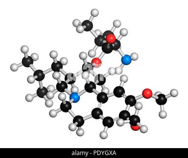 Valbenazine tardive dyskinesia drug molecule. Stylized skeletal formula ...