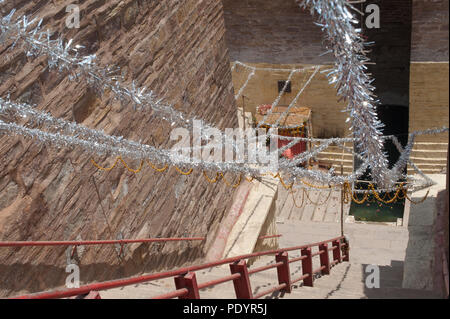 Sacred pond of Lolark Kund, the oldest alive site in Varanasi. Uttar ...