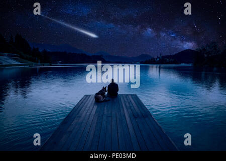 Man Enjoying a Fun Shower Experience While Singing and Holding Shampoo ...