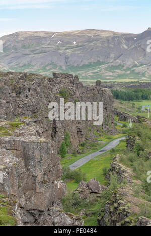 Thingvellir is a UNESCO World Heritage site in Iceland, known for its ...