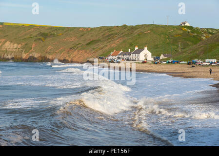 Landscape, breaking wave in spring, Great Ocean Road, Victoria ...