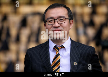 Executive Chairman of Wolverhampton Wanderers Jeff Shi before the ...