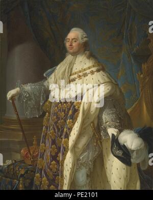 Antoine-François Callet. PORTRAIT OF KING LOUIS XVI IN FULL CORONATION ...