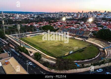 Sorocaba, Brazil. 11th Aug, 2018. Aerial view of the Walter Ribeiro ...