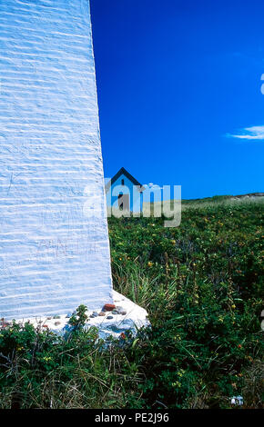 The iconic Wood End Lighthouse at the tip of Cape Cod near Provincetown ...