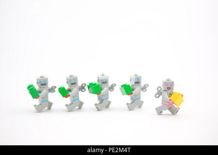 EDITORIAL USE ONLY A unique LEGO brick build of the character ÔMatildaÕ ...