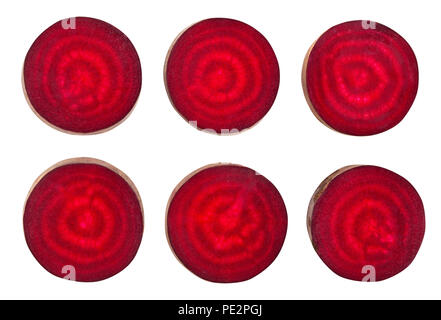sliced long beetroot path isolated Stock Photo - Alamy