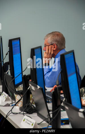 Members of the Language Enabled Airman Program at the 18th Wing wait ...