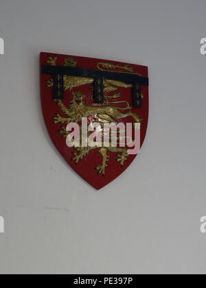 The Three Lions ancient historic heraldic symbol of England Stock Photo ...