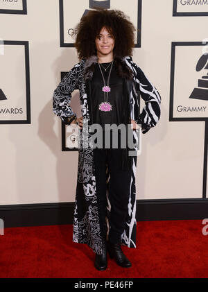 mali Hunter at the 57th Annual GRAMMY Awards at the Staples Center in ...