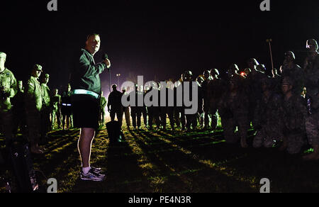 Command Sgt. Maj. William “Shane” Stockard speaks at his Joint ...