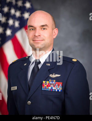 U.S. Air Force Maj. Jeremy Mullins, a pilot with the 130th Operations ...