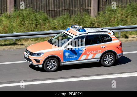 emergency ambulance - german emergency car Stock Photo - Alamy