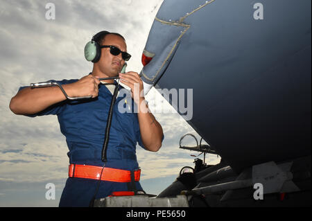 Senior Airman Jordan Hunt, 4th Aircraft Maintenance Squadron avionics ...