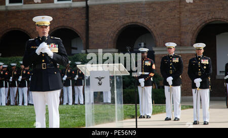 Gen. Joseph Dunford, 36th Commandant of the Marine Corps, speaks on ...