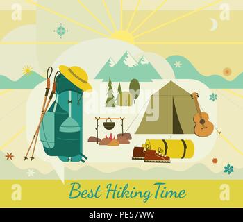 Extreme tourism tent icon cartoon vector. Activity travel. Winter ...