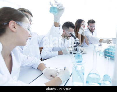 microbiologists at work Stock Photo - Alamy