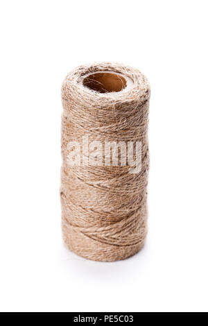 String hank isolated on white background Stock Photo - Alamy