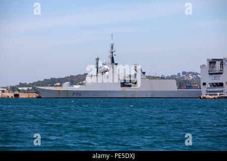 French frigate 711 Surcouf a La Fayette class frigate of the French ...