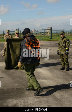 accident simulation victim in training exercise Stock Photo - Alamy
