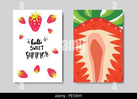 sweet summer badge Isolated Typographic Design Label. Season Holidays ...