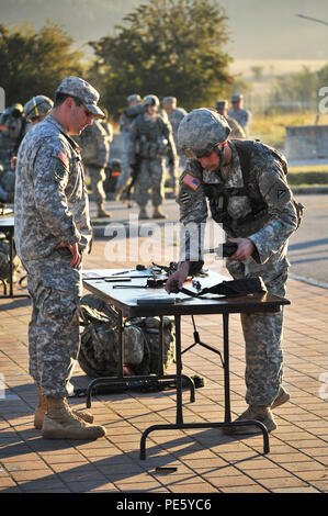 An EIB candidate at the Joint Multinational Readiness Center in ...