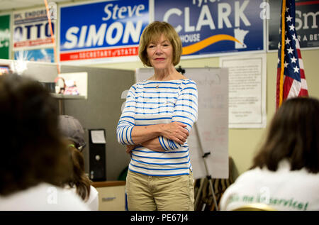 Rochester, Minnesota, USA. 12th Aug, 2018. Senator TINA SMITH (D- MN ...