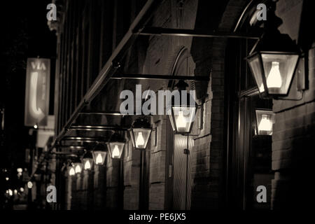 The VIA restaurant on Shrewsbury Street in Worcester, MA Stock Photo ...