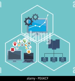 data center technology Stock Vector Image & Art - Alamy