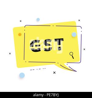 GST banner. Vector illustration Stock Vector Image & Art - Alamy