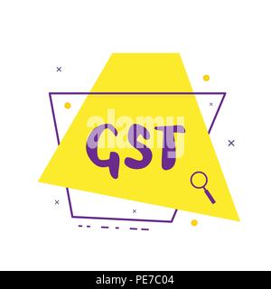 GST banner. Vector illustration Stock Vector Image & Art - Alamy