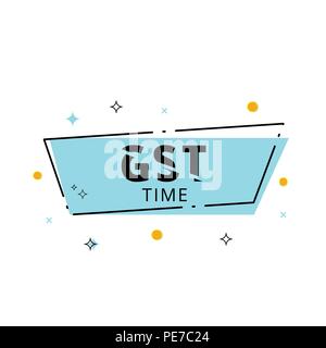 GST banner. Vector illustration Stock Vector Image & Art - Alamy