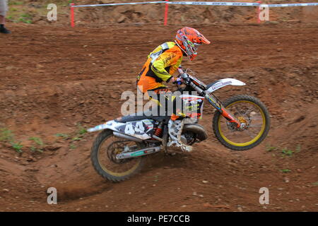 Dirt bike racing at Fat Cat Moto Parc Stock Photo - Alamy