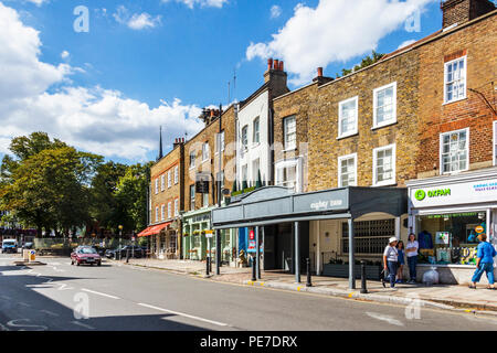 Shops in Highgate Village, London, UK Stock Photo - Alamy