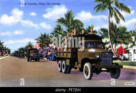Army Air Forces - Postcard - Miami Beach Training Center - -Hotels ...